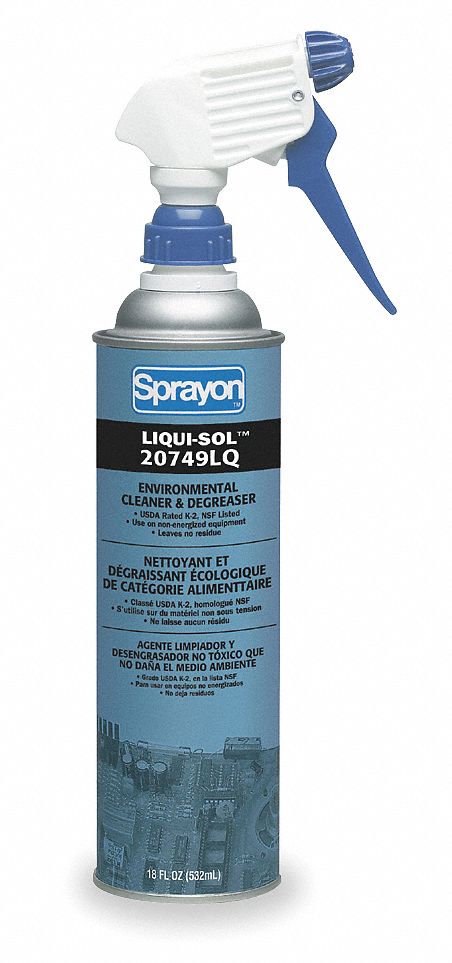 SPRAYON Electrical Degreaser, Non Aerosol Can Container Type - 2PB85 ...