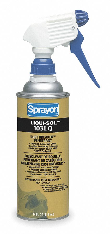 SPRAYON Rust Breaker Penetrant, -20°F to 450 Degrees F, 16 oz. - 2PB87 ...