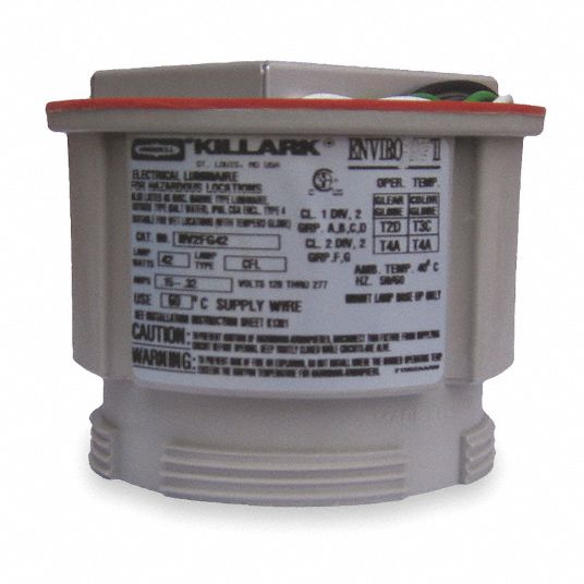 3,200 lm, T2D Temp Code, Compact Fluorescent Light Fixture - 2PDG5 ...