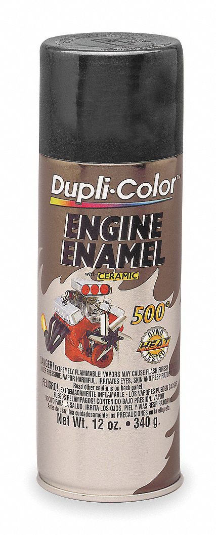 DUPLI-COLOR Engine Enamel, 12 Oz - 2PE10|DE1613 - Grainger