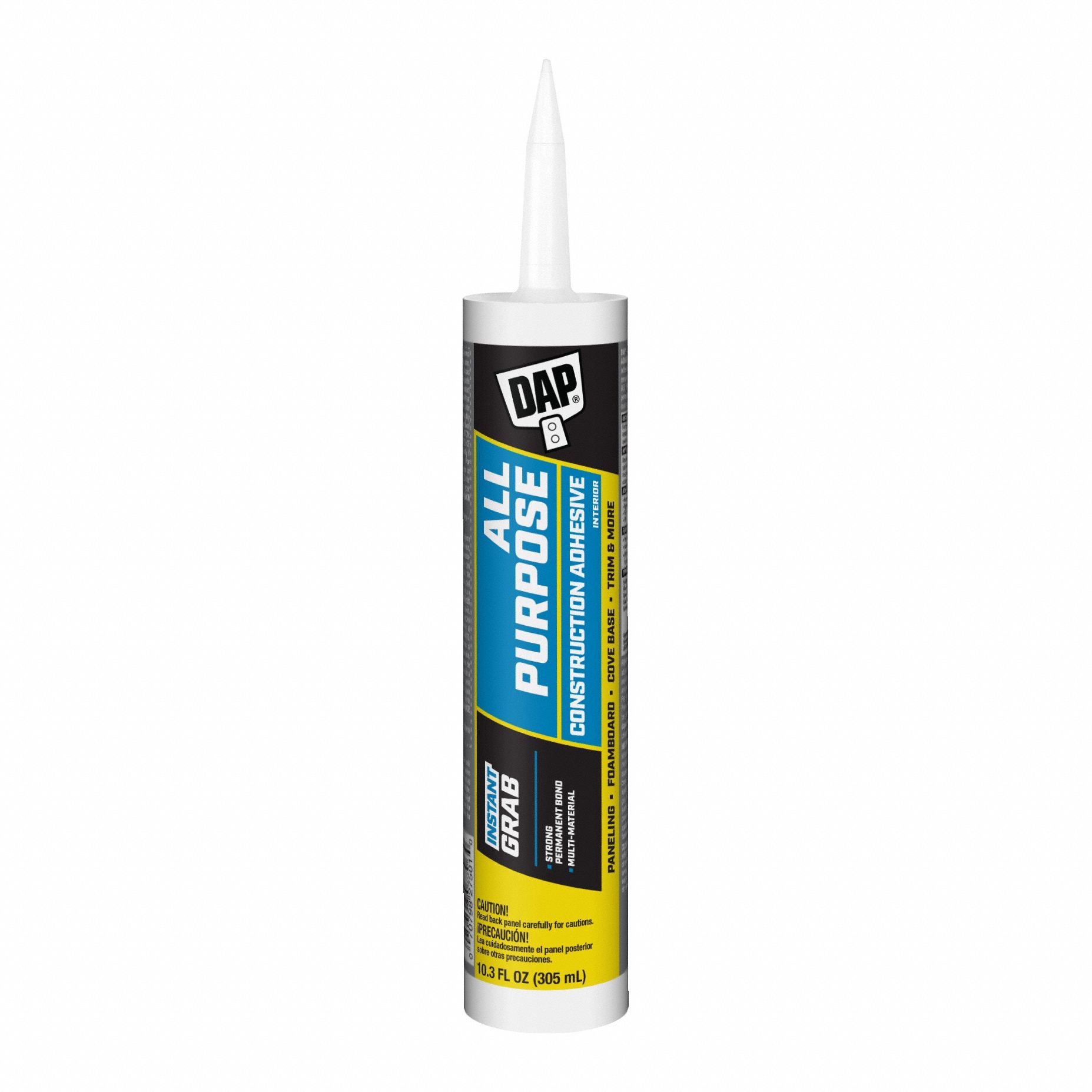 DAP, All Purpose, 10.3 fl oz, Construction Adhesive - 2PE34|27501 ...