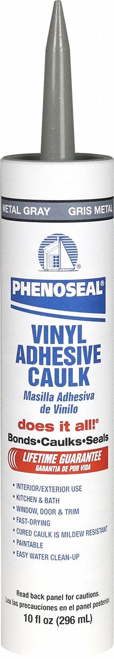 DAP, Phenoseal, Gray, Acrylic Latex Adhesive Caulk - 2PE52|04102 - Grainger