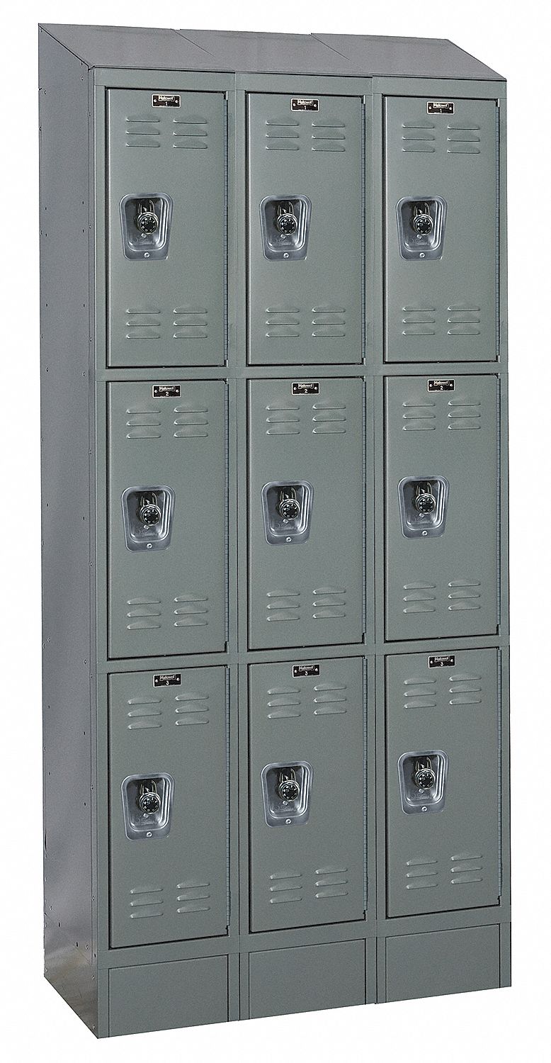 HALLOWELL, 36 in x 12 in x 78 in, Louvered, Wardrobe Locker - 2PFP5 ...