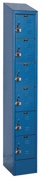 HALLOWELL, 12 in x 12 in x 78 in, 6 Tiers, Box Locker - 2PFU7|URB1228 ...