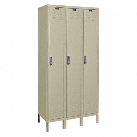 HALLOWELL, 36 in x 15 in x 78 in, Louvered, Wardrobe Locker - 2PGP8 ...