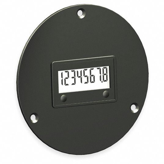 TRUMETER, Hour Meters, Front Panel Mounting, Hour Meter - 2PPV6|3410 ...