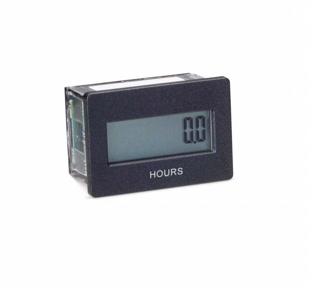 TRUMETER, Hour Meters, Front Panel Mounting, Hour Meter - 2PPV7|3410 ...