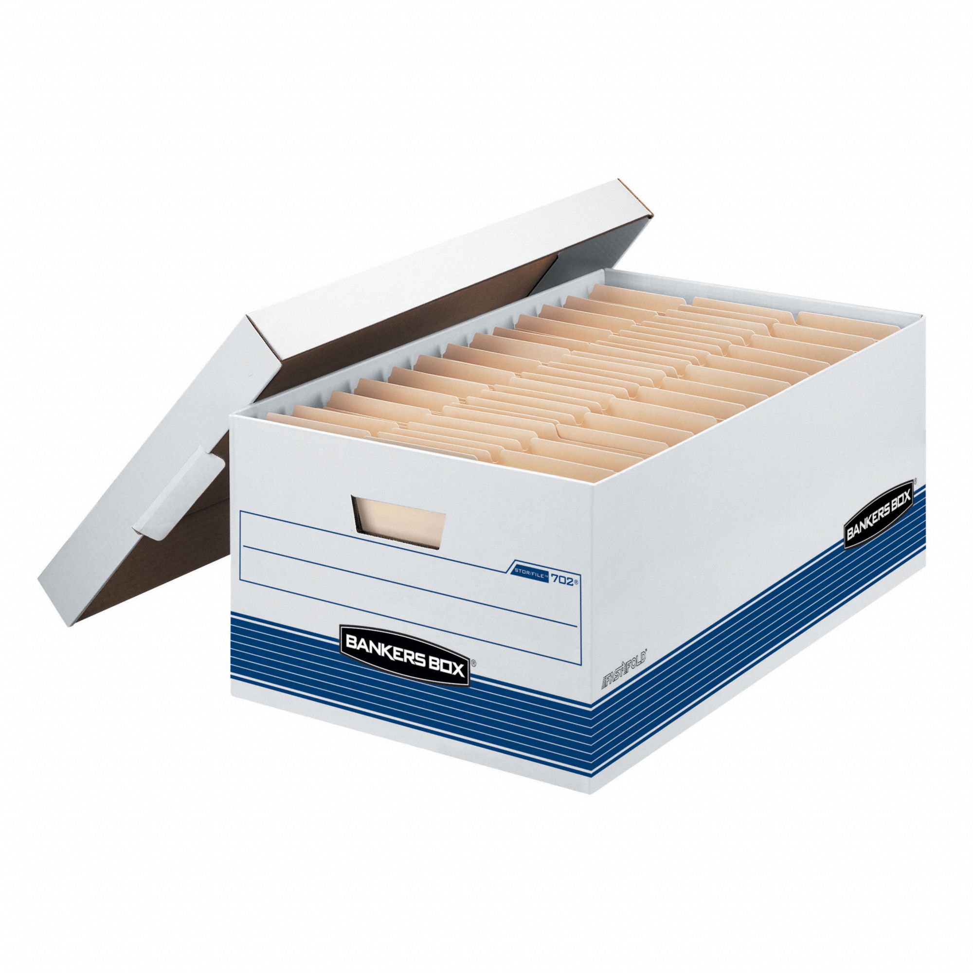 BANKERS BOX, Corrugated Fiberboard, Legal File Size, File Box - 2PWU7 ...