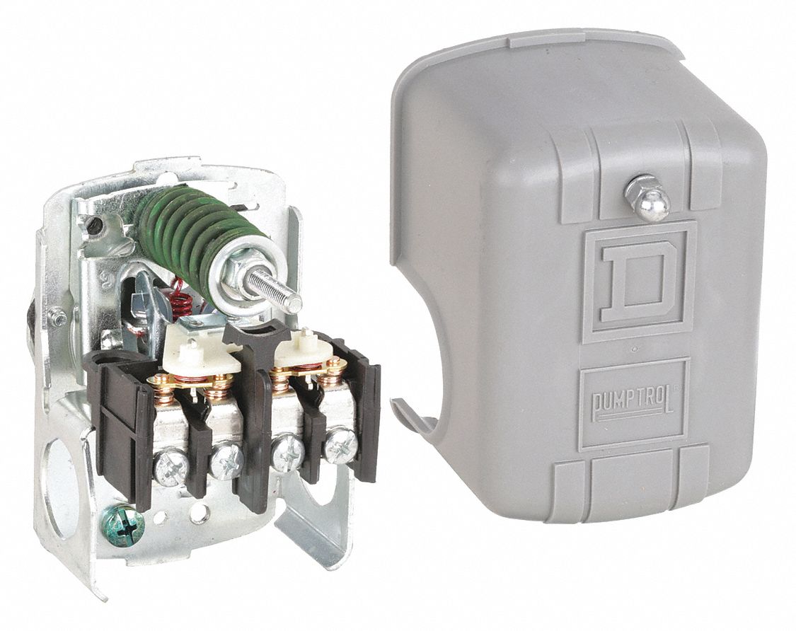 TELEMECANIQUE SENSORS, Std, 20 psi – 100 psi, Air Compressor Switch ...