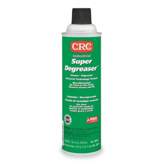 CRC Degreaser, 20 oz Cleaner Container Size, Aerosol Can Cleaner ...