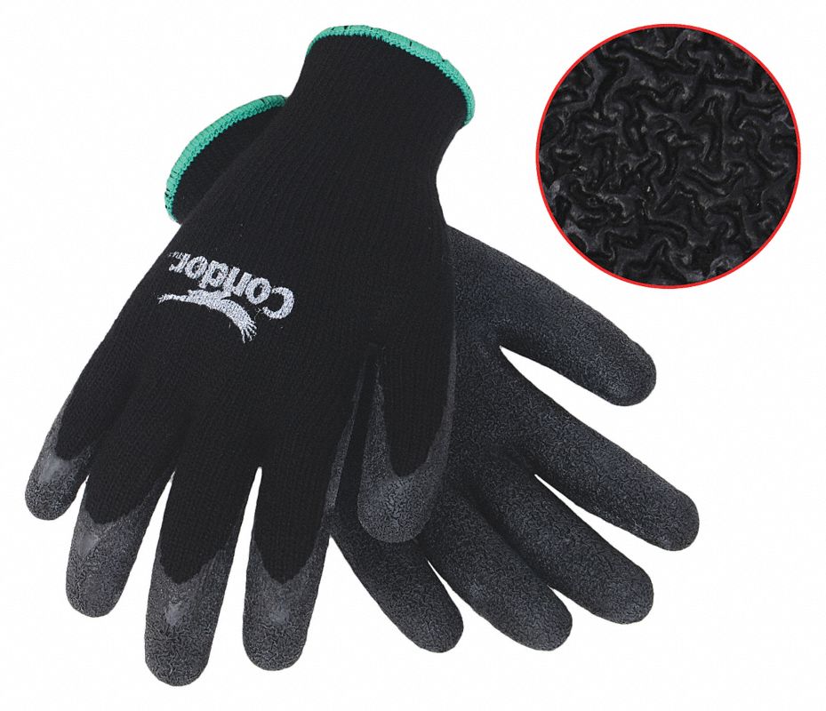 CONDOR Guantes Recubiertos Negro/Negro - Guantes y Mitones Tejidos ...