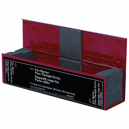 Pass-Through Device,Square,2-1/2 In. - Grainger