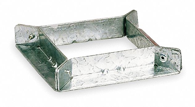 Square Mounting Bracket, 2 1/2 in Height, 2 1/2 in Width, 2 1/2 in ...