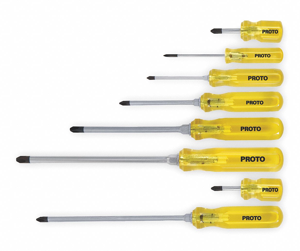 PROTO Screwdriver Set, Phillips, Number of Pieces 8 - 2RDY7|J9600CC ...