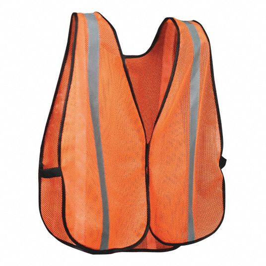 CONDOR, Vertical, 2XL/3XL, High Visibility Vest - 4CWE3|4CWE3 - Grainger