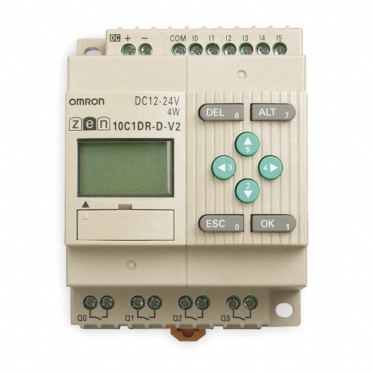 OMRON, (4) Relay, 12 to 24V AC : 24V DC, Programmable Relay - 2REP1|ZEN ...