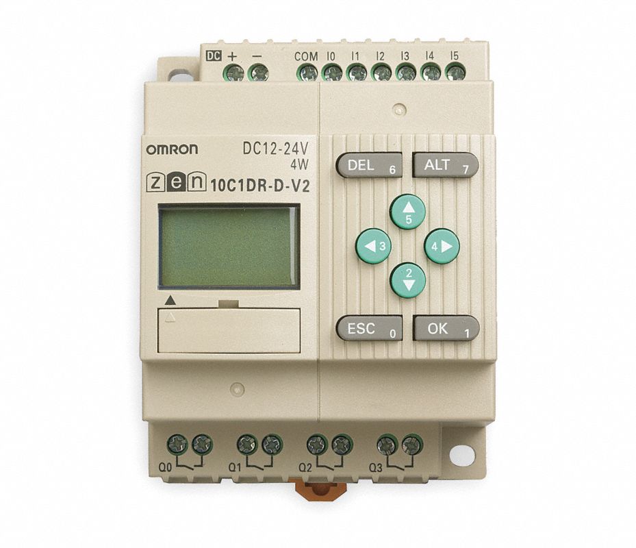 OMRON Relevador Prgramable,12-24VCD,30A,Reloj - 2REP1 | ZEN-10C1DR-D-V2 ...