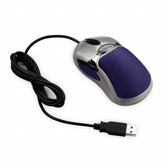 FELLOWES, Corded, Optical, Mouse - 2REY4|98905 - Grainger