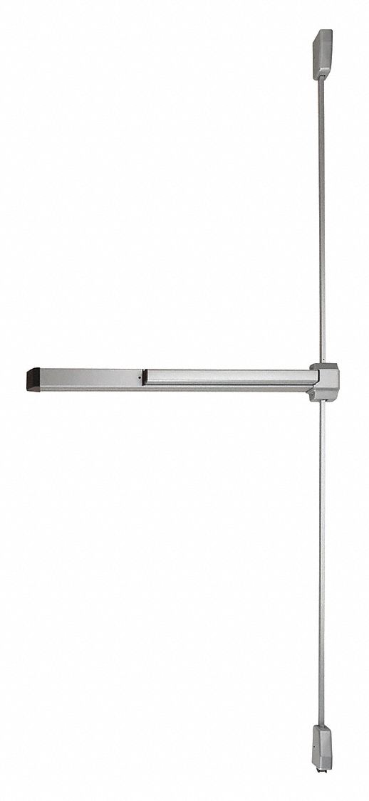 VON DUPRIN, 4 ft Max Door Wd, Aluminum, Surface Vertical Rod - 2RJ51 ...