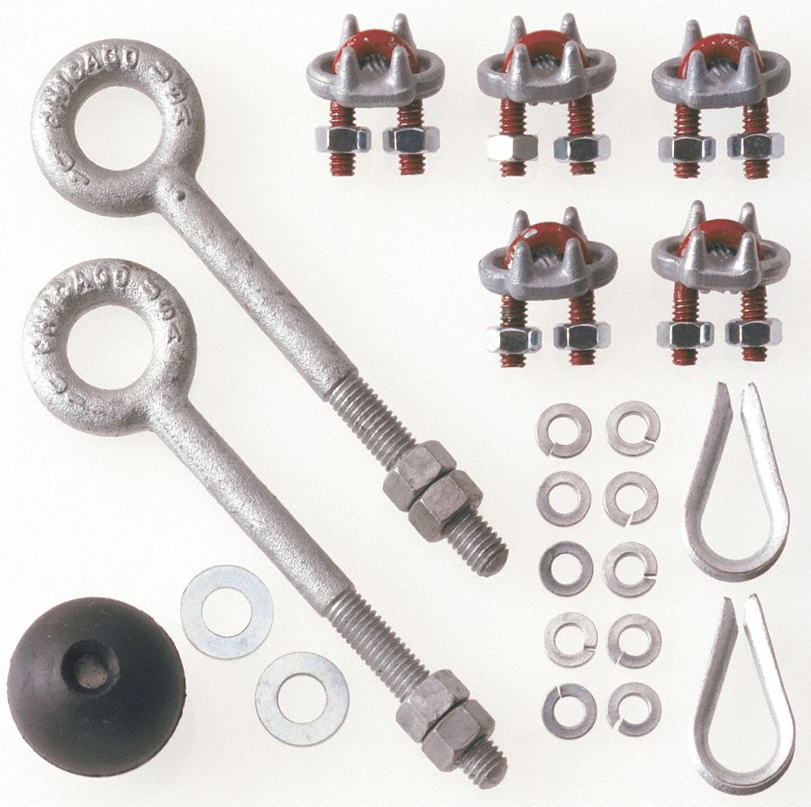 Wire Rope Festoon System Hardware Kit - Grainger