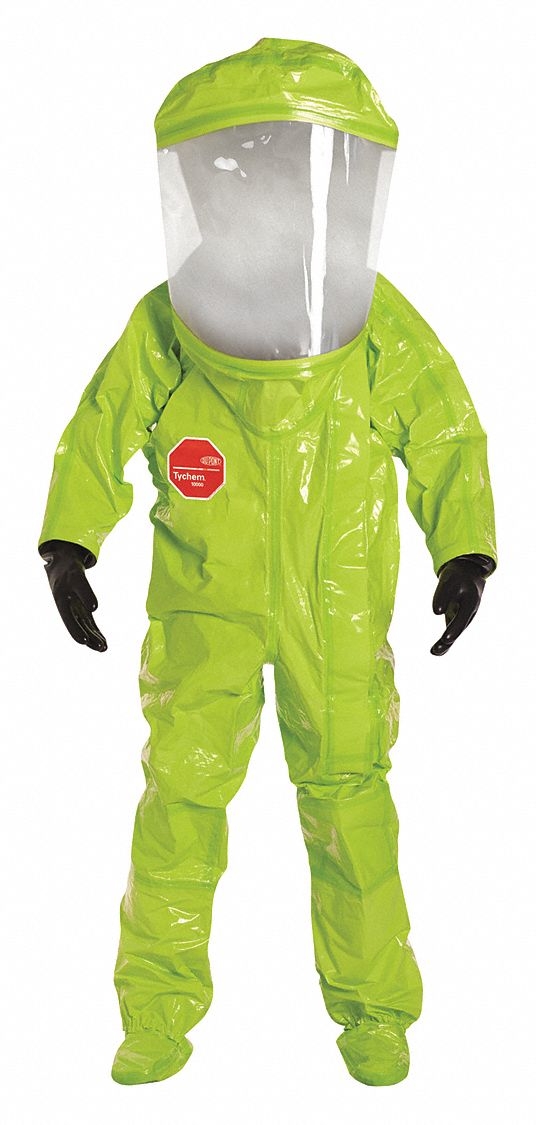 Dupont Encapsulated Suit Front Entry Location Tychemr 10000 Yellow 2rku6tk612tlylg000100 