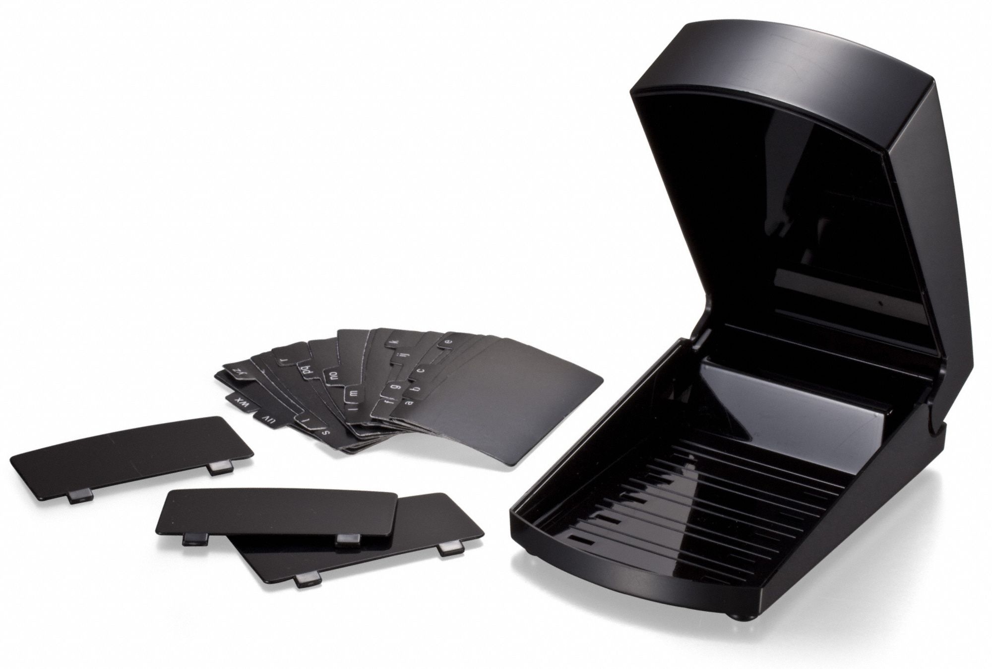 OFFICEMATE Business Card File Tray, 200 Ct, Plastic - 2RLJ9|22342 ...