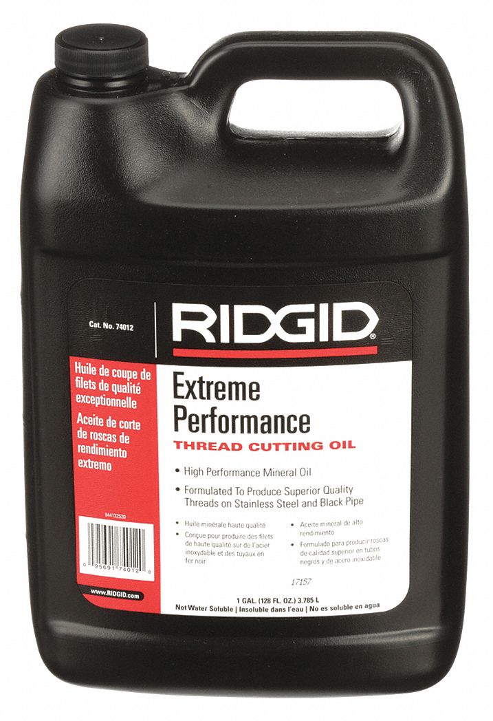 RIDGID OIL 1 GAL S.S. THREADING - General Purpose Cutting Oils ...