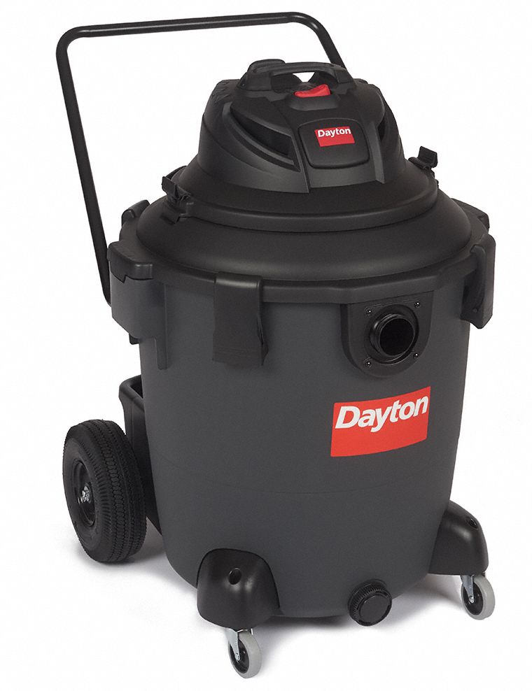 DAYTON Shop Vacuum, 32 gal Tank Size, 150 cfm, 2 1/2 in Vacuum Hose Dia ...