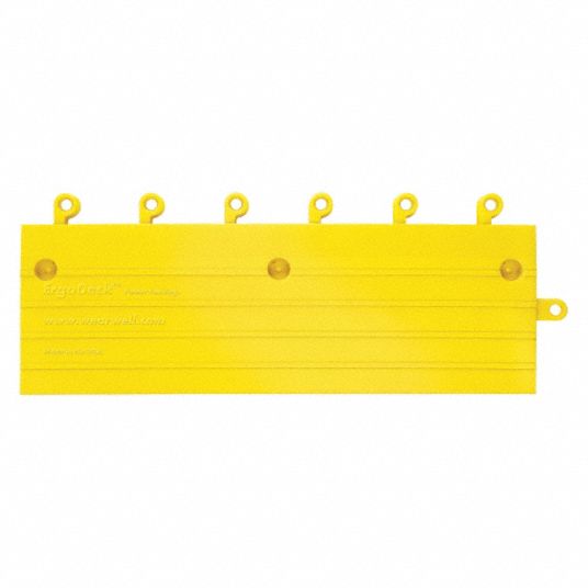 WEARWELL Ramp Edge: Ramp Edge, 18 in x 18 in, WEARWELL ErgoDeck ...