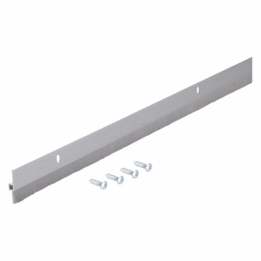Brush Insert, Aluminum, Door Sweep - 2RRH2|2RRH2 - Grainger