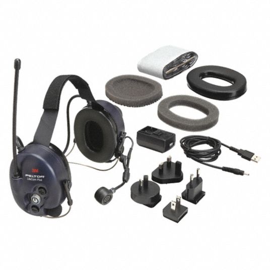 3M PELTOR, Behind-the-Neck Earmuff, 26 dB NRR, Headset - 2RRZ6 ...