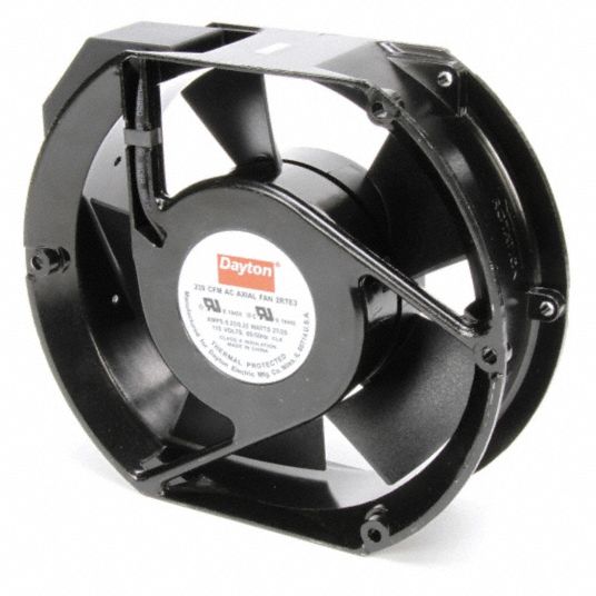 DAYTON, 6 3/4 in Ht, 2 in Dp, Standard Oblong Axial Fan - 2RTE3|2RTE3 ...