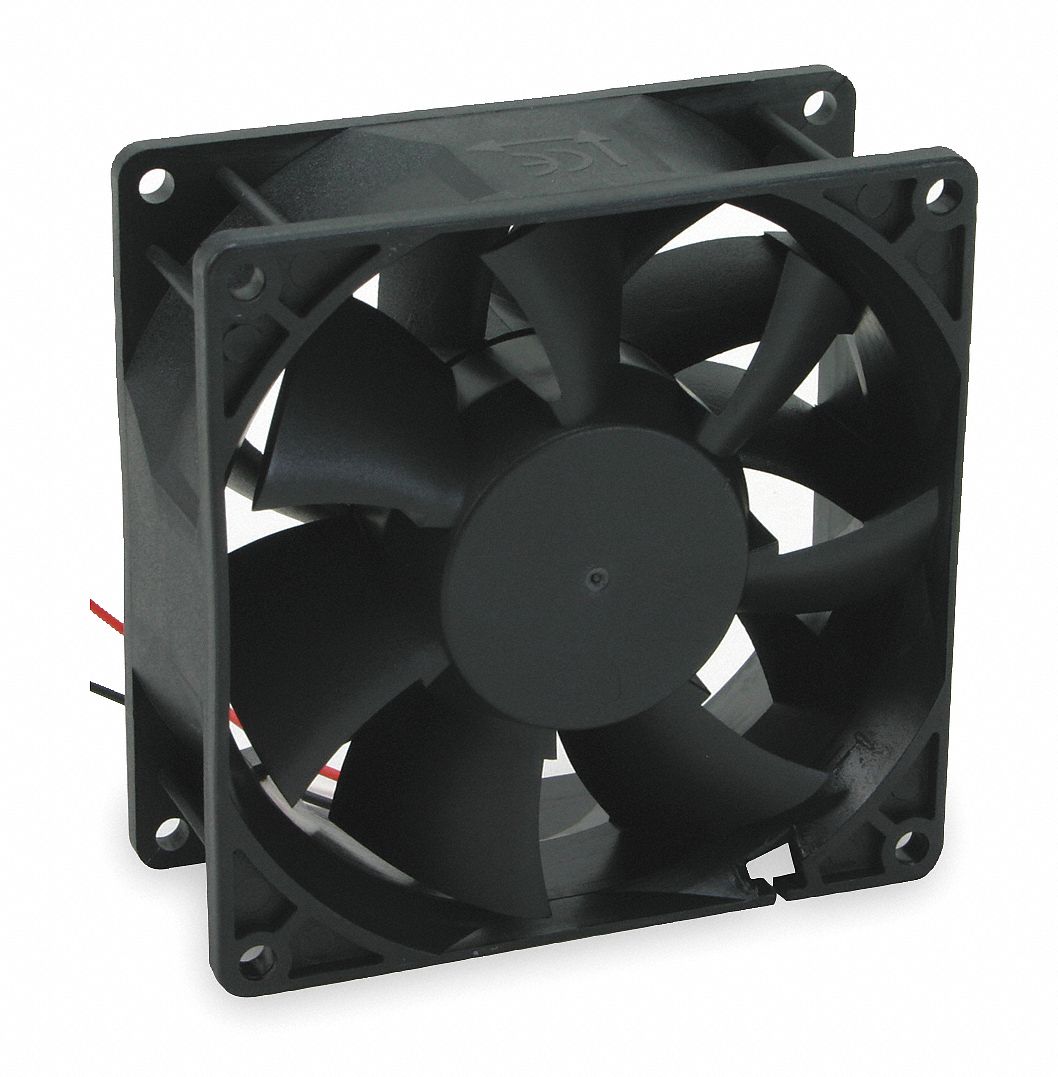 DAYTON, 3 1/8 in Ht, 1 1/2 in Dp, Standard Square Axial Fan - 2RTH8 ...