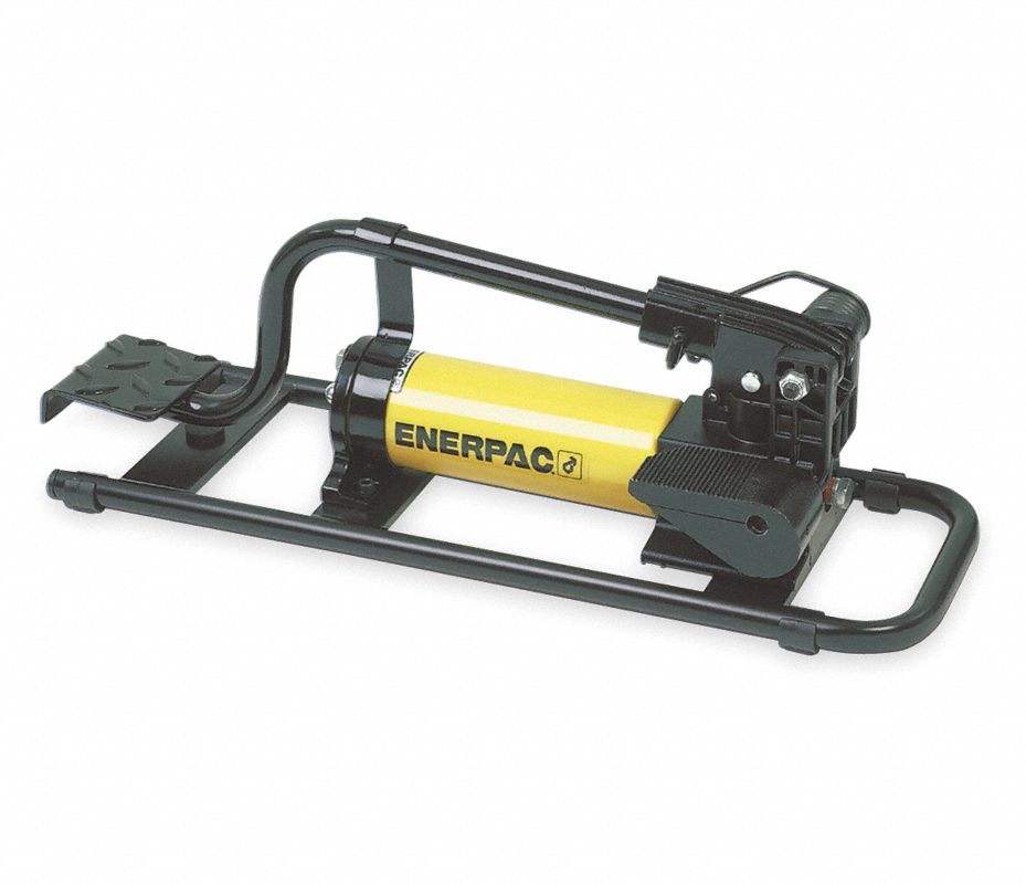 ENERPAC Bomba a Pie Hidráulica, Longitud Total 24-1/8", Ancho Total 7-3 ...