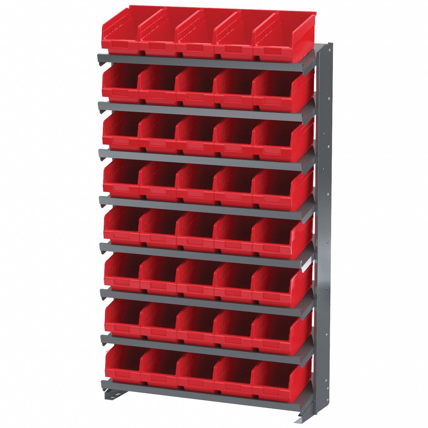 AKRO-MILS Pick Rack: 36 in x 12 in x 60 in, 1 Sided, 0 Bins, 8 Shelves ...