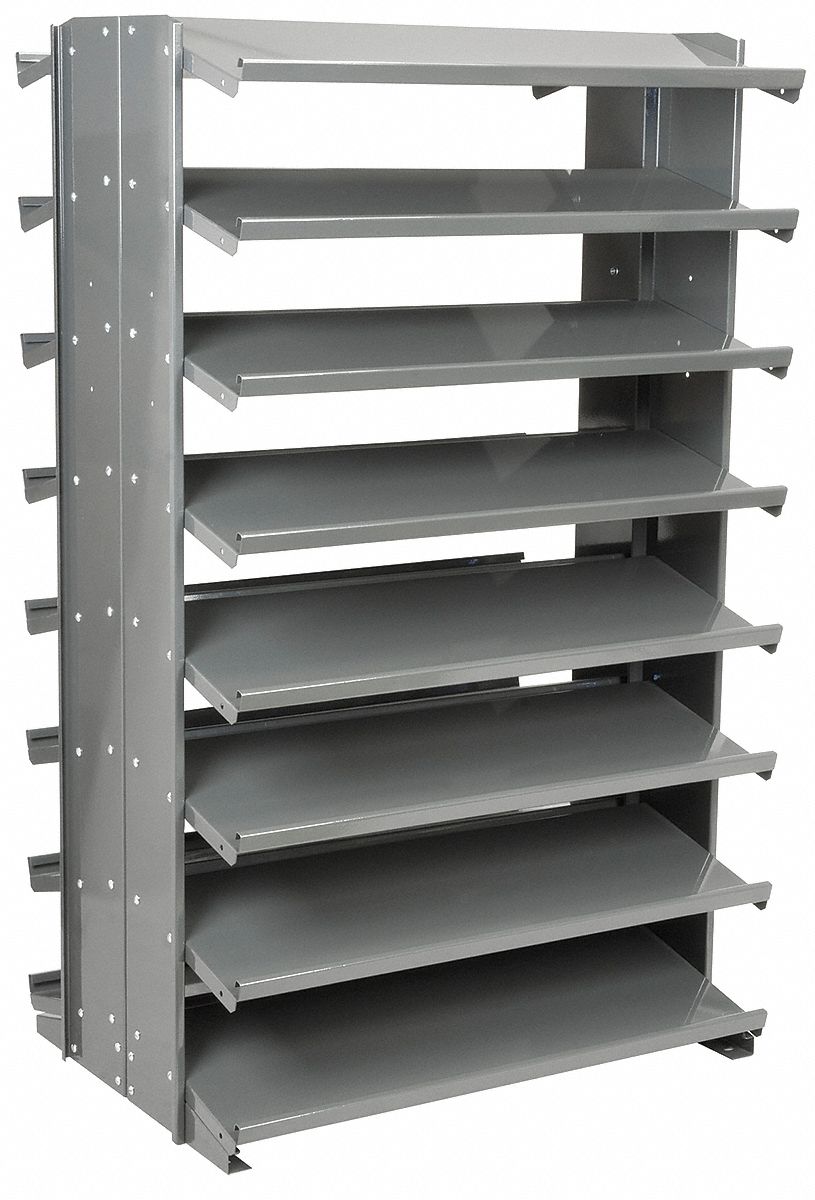 AKRO-MILS, 36 in x 24 in x 60 in, 2 Usable Sides, Pick Rack - 2RV77 ...