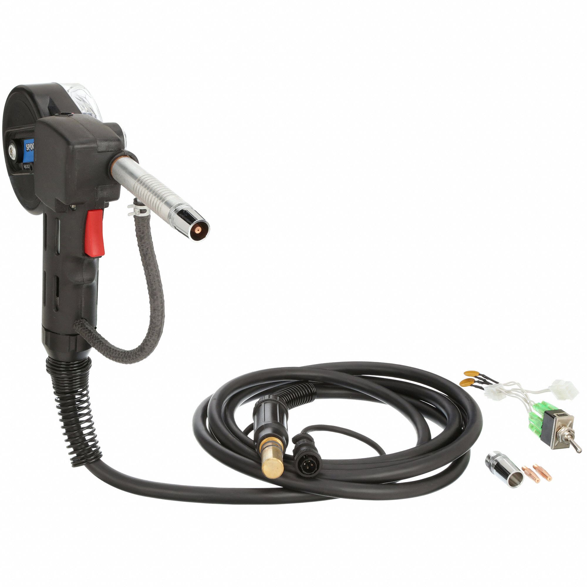 MILLER ELECTRIC Spool Gun: Spoolmate 100, 135 A, 0.035 in, 12 ft Cable ...