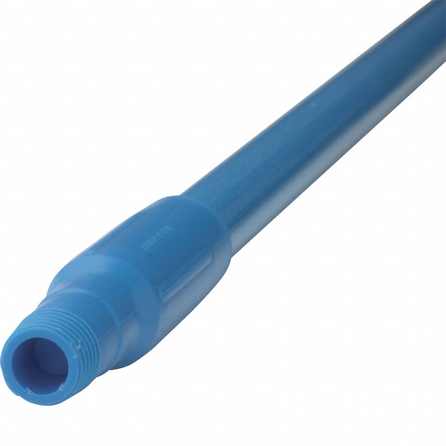 VIKAN Color Coded Handle: Threaded, European, Fiberglass, 59 in Lg, 1 1 ...