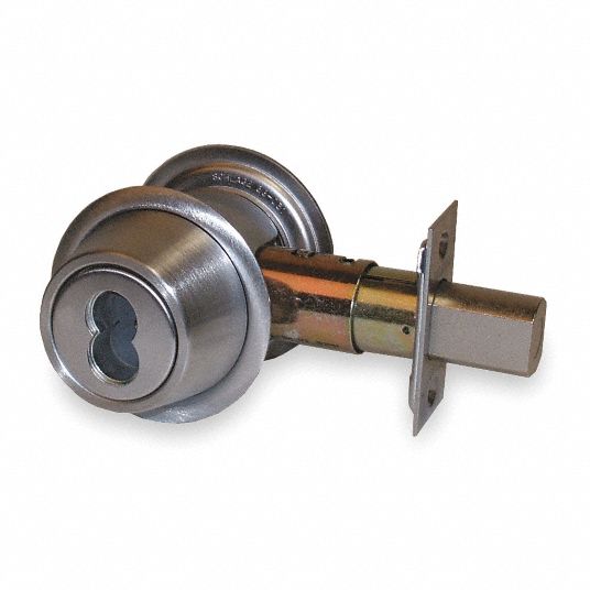 FALCON LOCK, Cylindrical, Core Not Included, Deadbolt Lock - 36Z111 ...