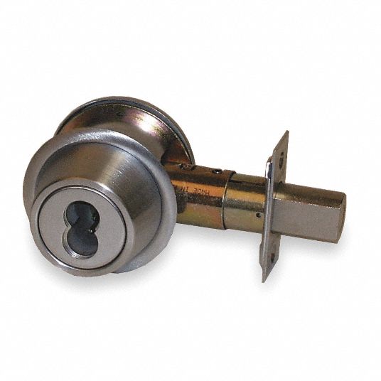 FALCON LOCK, Cylindrical, Core Not Included, Deadbolt Lock - 36Z114 ...