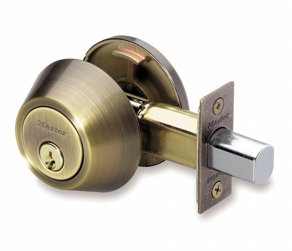 MASTER LOCK Cerrojo Muerto,L Saliente 1 pulg. - 2RYF2 | DSON0605/4D ...