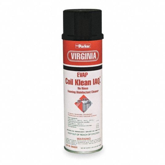 VIRGINIA, 20 oz, Alkaline, Coil Cleaner - 2RZV8|CK1AQ20 - Grainger