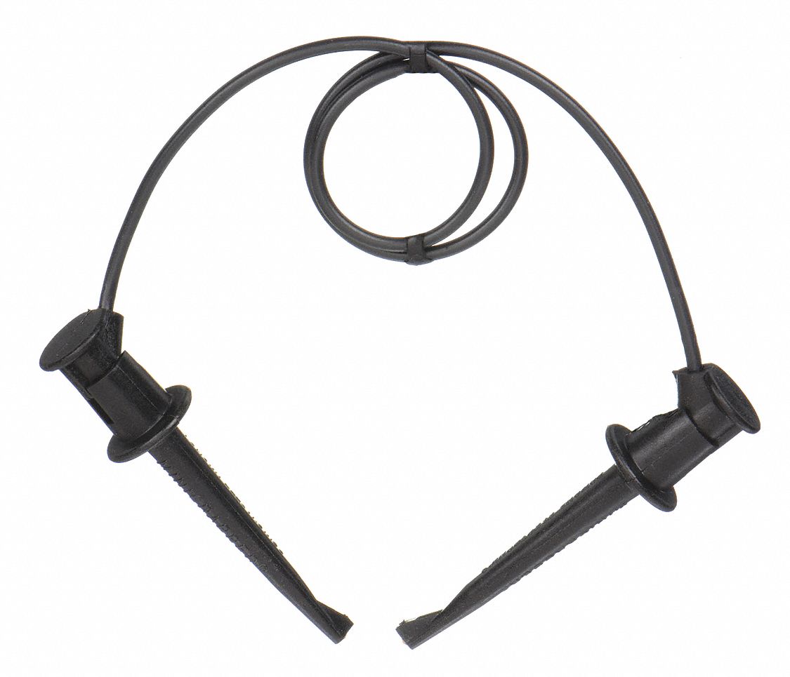 POMONA, 12 in Lg, Minigrabber Test Clip, Mini Test Patch Cord - 2T946 ...