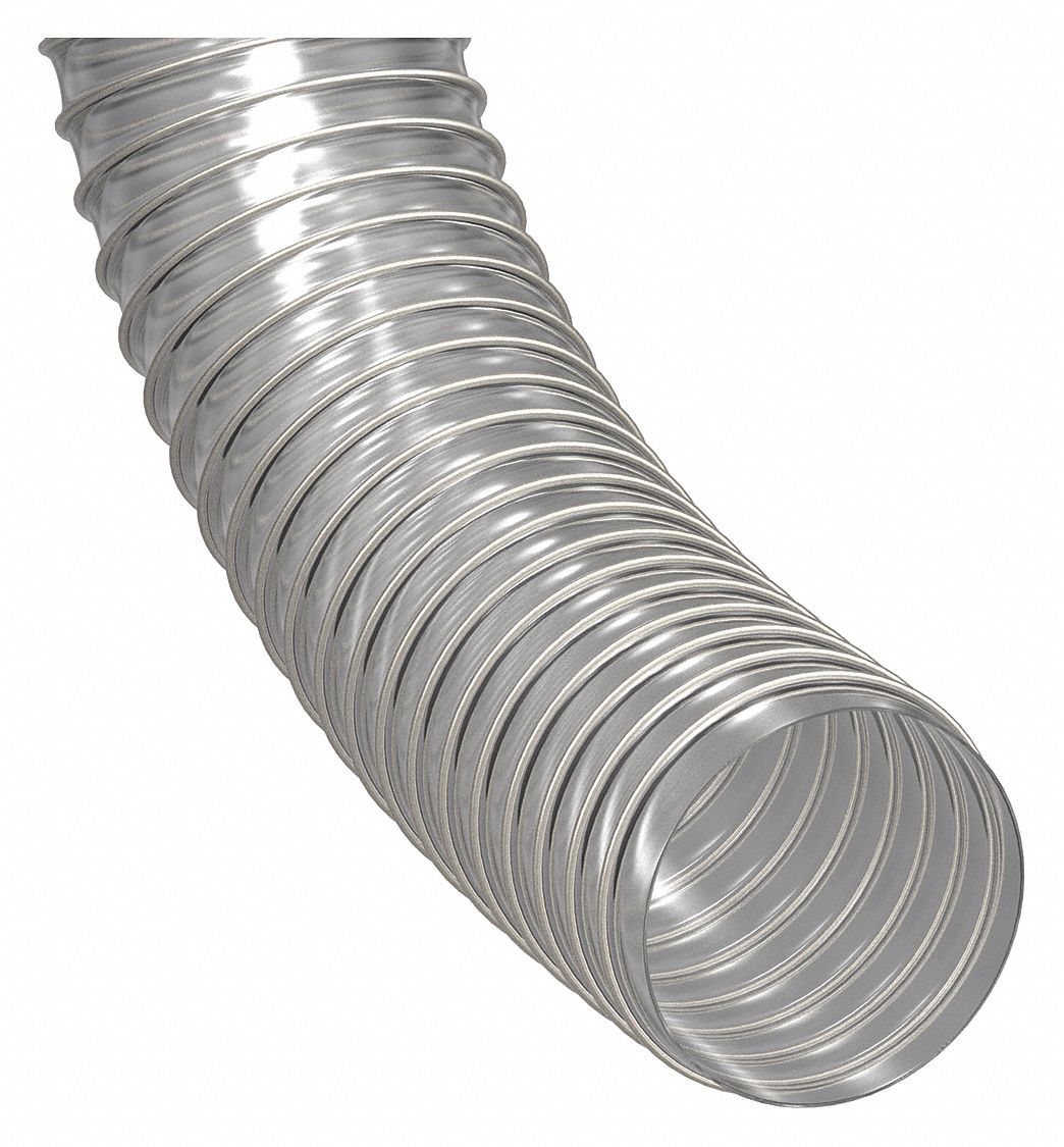 4 in Hose Inside Dia., 25 ft Hose Lg, Industrial Ducting Hose - 2TA21 ...