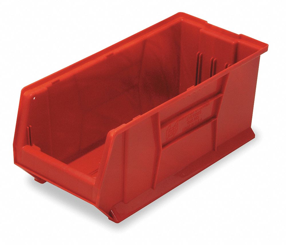 QUANTUM STORAGE SYSTEMS, Red, 100 lb Load Capacity, Bin - 2TA91 ...