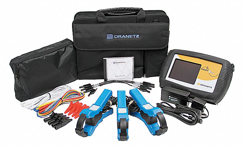 DRANETZ, 3,000 A Max AC Current Measured, For Three Phase, Power ...
