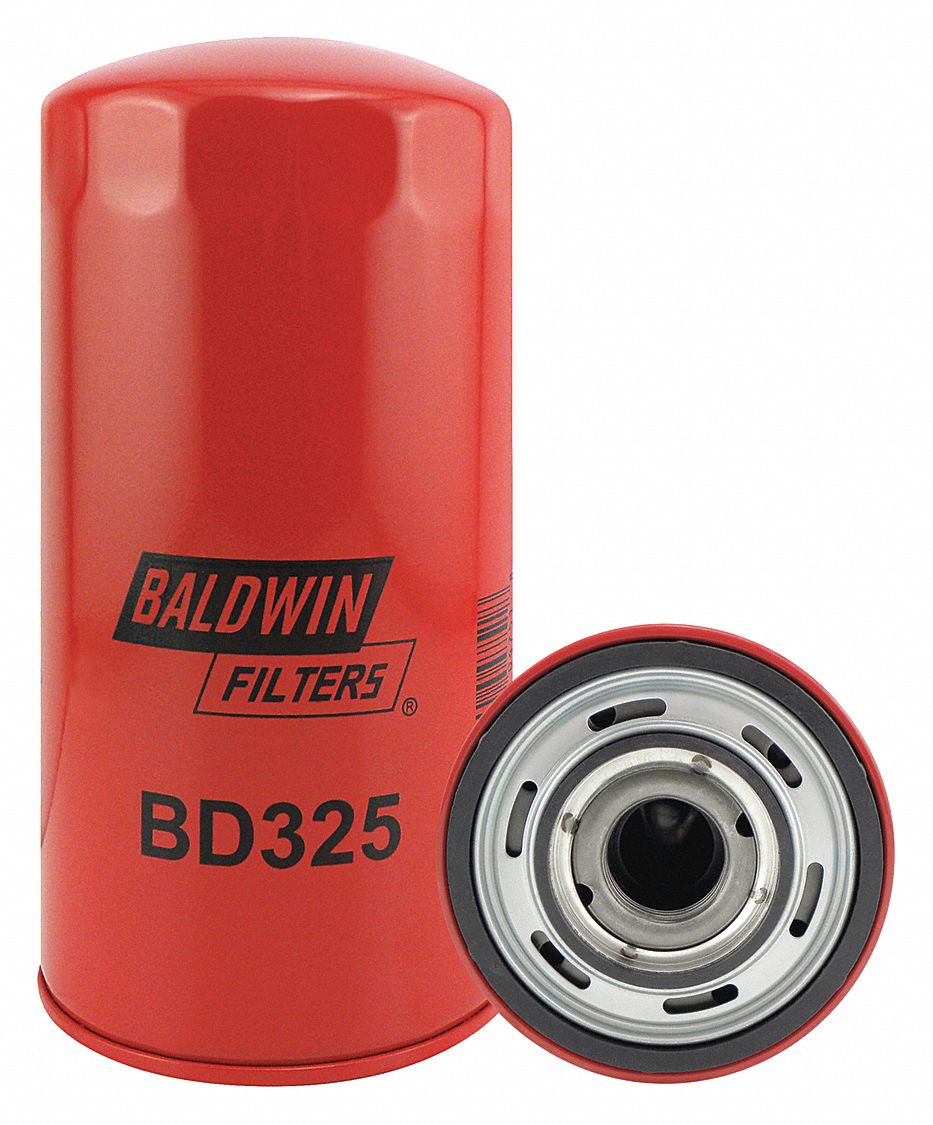 BALDWIN FILTERS, BD325, M30 x 2.0 Thread Size, Oil Filter - 2TCP9|BD325 ...
