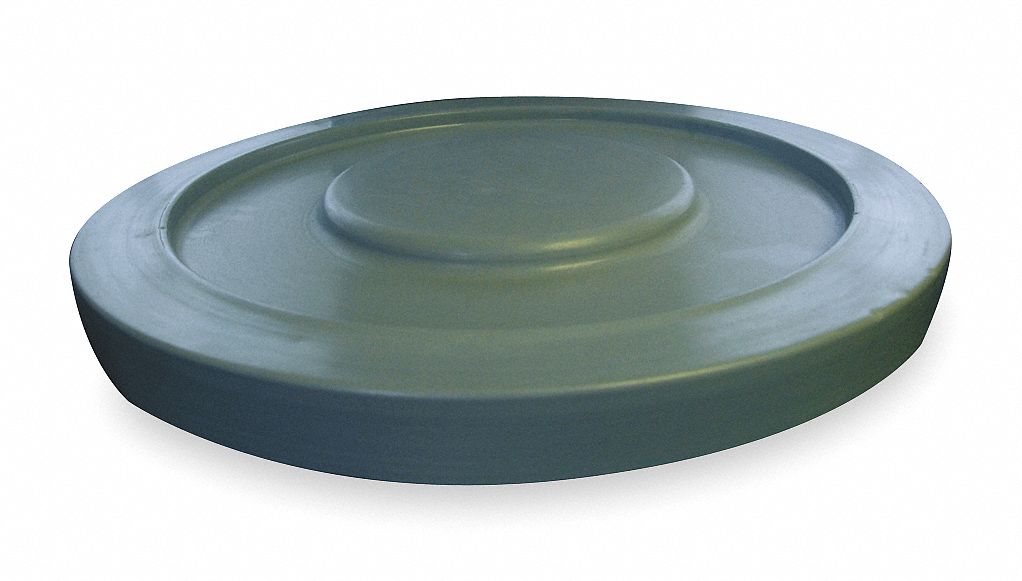 Round Trash Can Top, Gray - Grainger