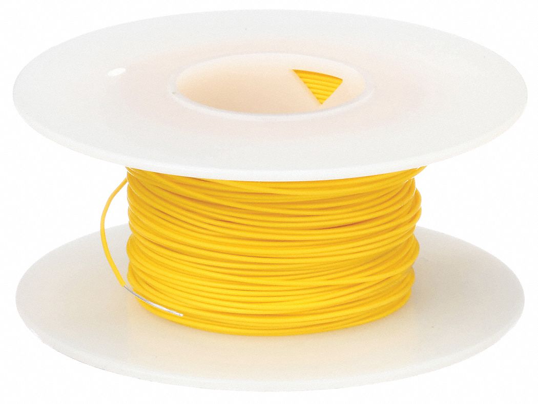 OK INDUSTRIES, 100 ft Overall Lg, 26 AWG Conductor Size, Spooled ...