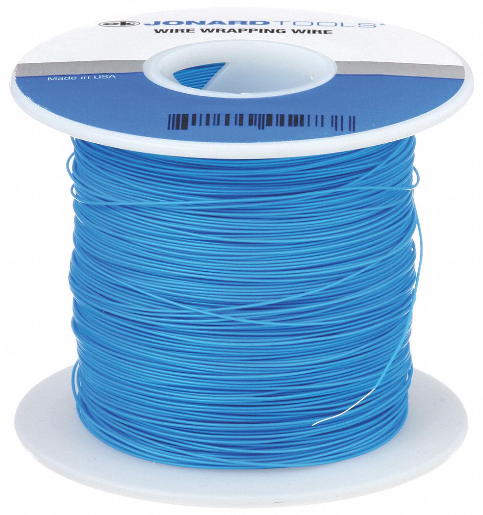 OK INDUSTRIES, 1,000 ft Overall Lg, 30 AWG Conductor Size, Spooled ...